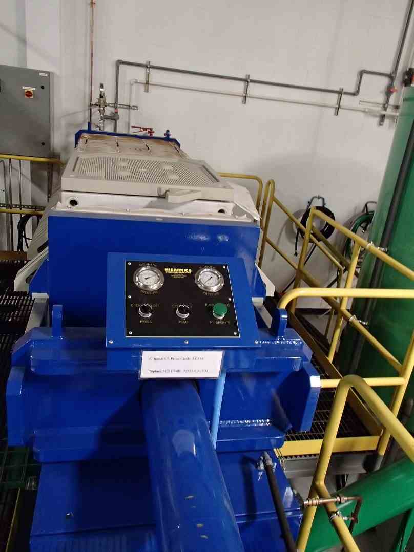 430.55 Sq Ft Micronics Plate & Frame Filter Press | 12135 | New Used ...