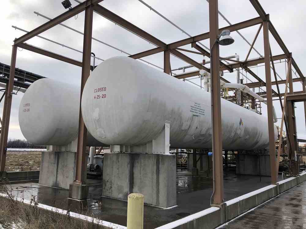 45000 Gal Mississippi Tank Co. Horizontal Carbon Steel Pressure Vessel ...