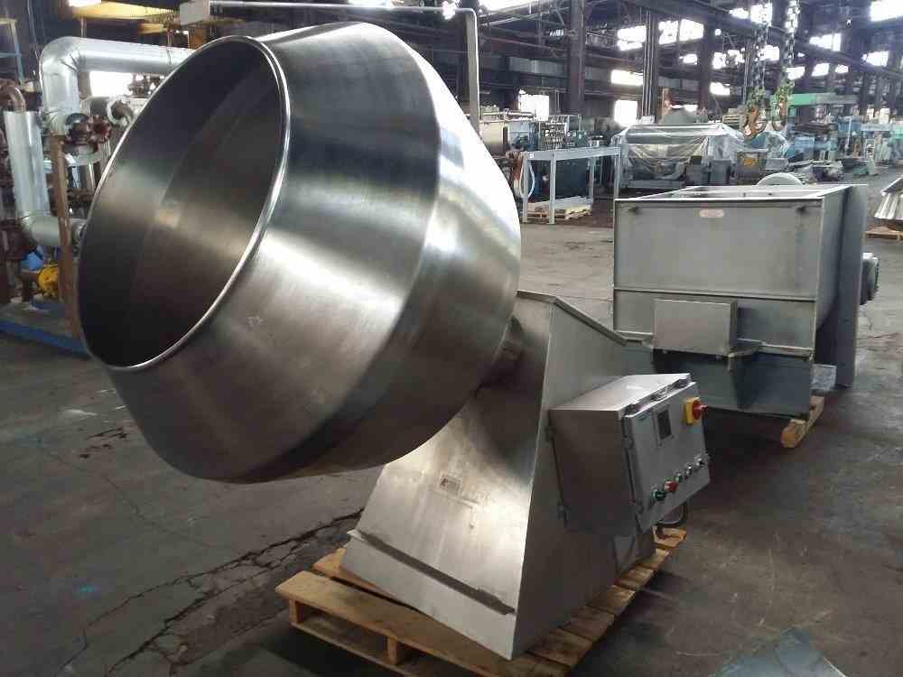 48 " Dia K Mfg SS Coating Pan | 11893 | New Used and Surplus Equipment ...