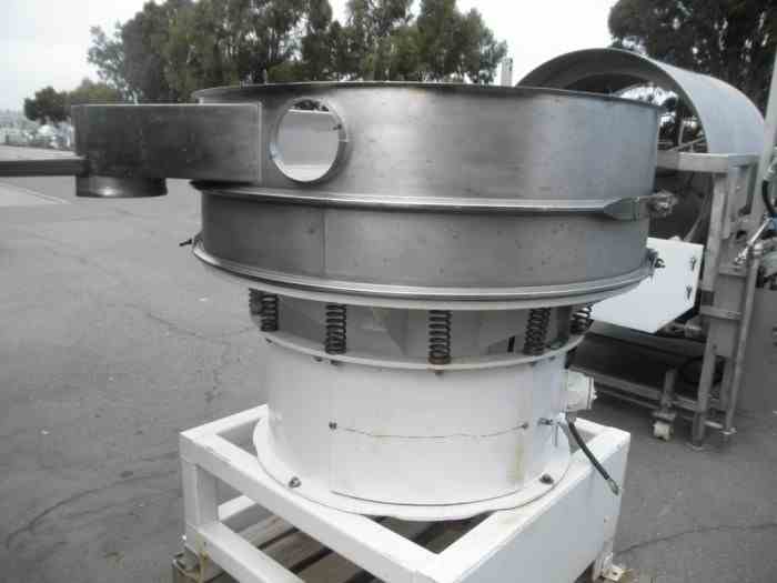48 " Dia Sweco Round Vibratory Screener | 11631 | New Used and Surplus ...