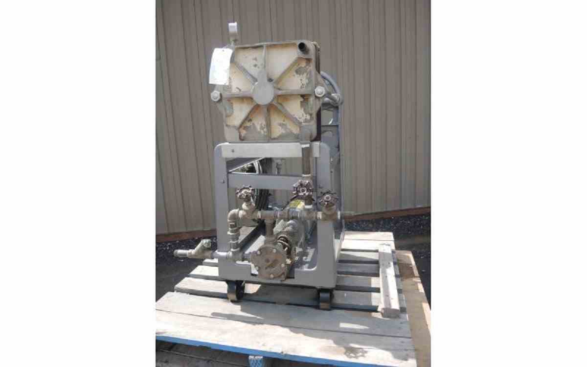 5.4 Sq Ft Plate & Frame Filter Press | 13889 | New Used and Surplus ...