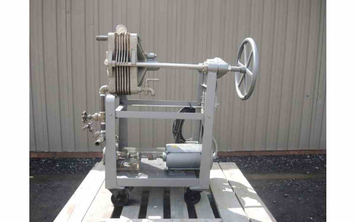 5.4 Sq Ft Plate & Frame Filter Press | 13889 | New Used and Surplus ...