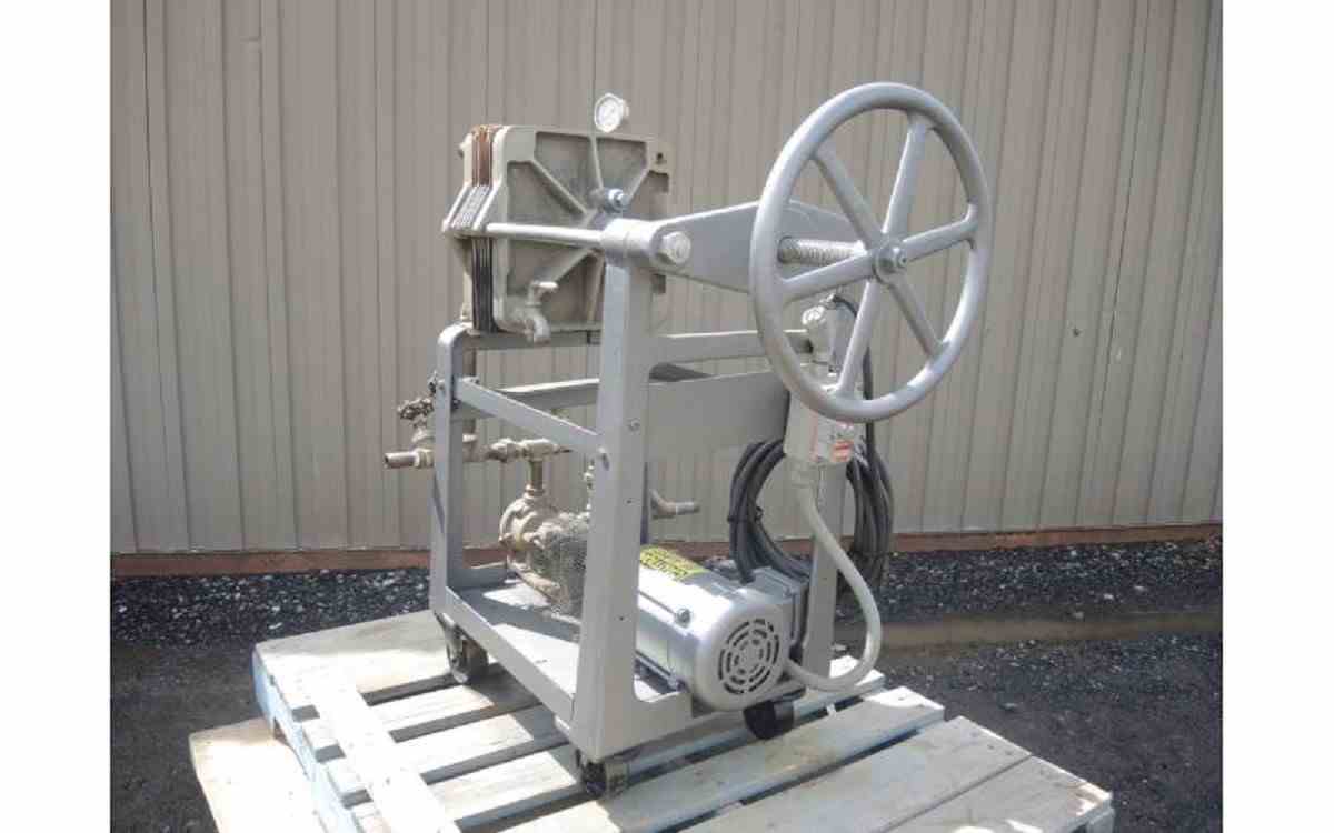 5.4 Sq Ft Plate & Frame Filter Press | 13889 | New Used and Surplus ...