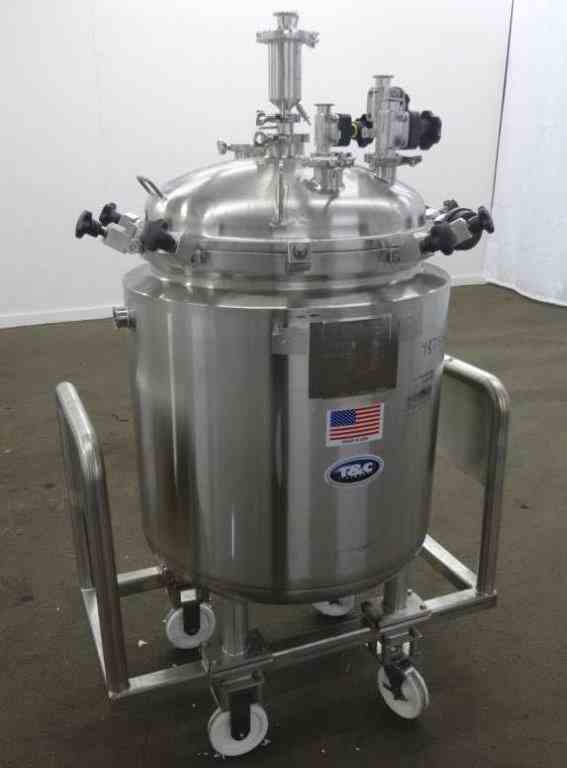 50 Gal T&C 316L-SS Stainless Steel Reactor Body | 13148 | New Used and ...
