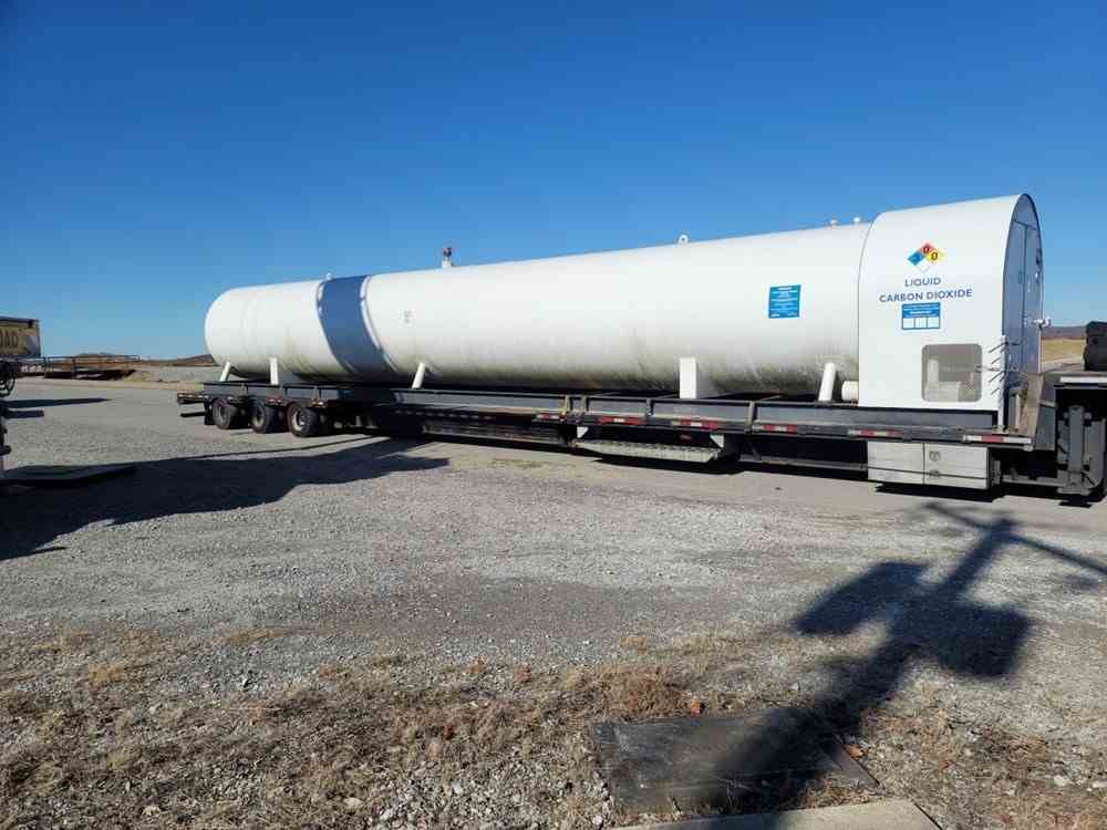 50 Ton Tomco Equipment Co. Carbon Steel Horizontal Bulk Liquid CO2 ...