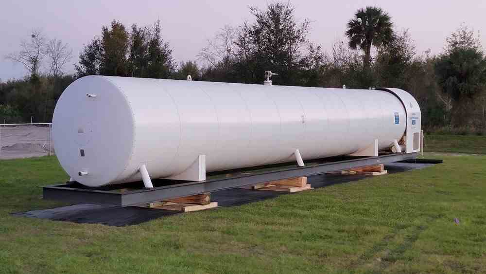 50 Ton Tomco Equipment Co. Carbon Steel Horizontal Bulk Liquid CO2 ...