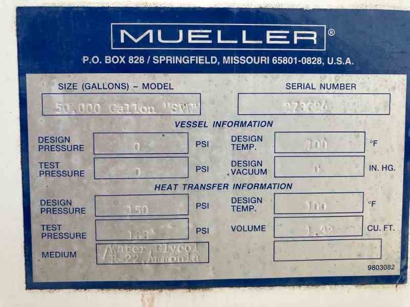 50000 Gal Mueller SS Silo | 17904 | New Used and Surplus Equipment ...