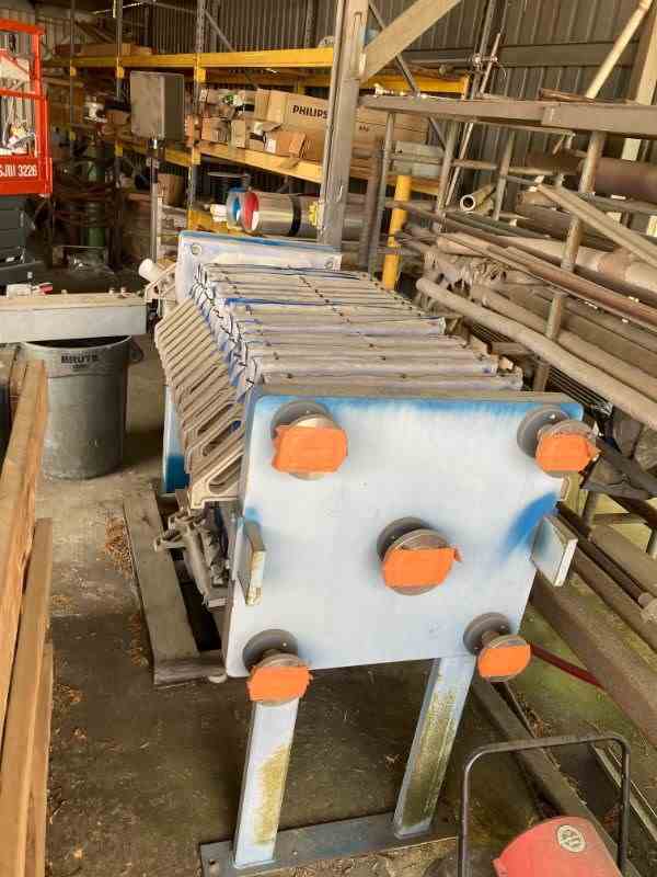 6.8 Sq Ft M.W. Watermark LLC Plate & Frame Filter Press | 17898 | New ...