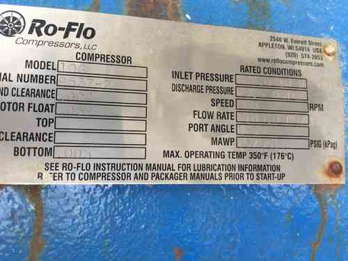 600 CFM Ro-Flo Compressors LLC Rotary Screw Compressor | 13226 | New ...