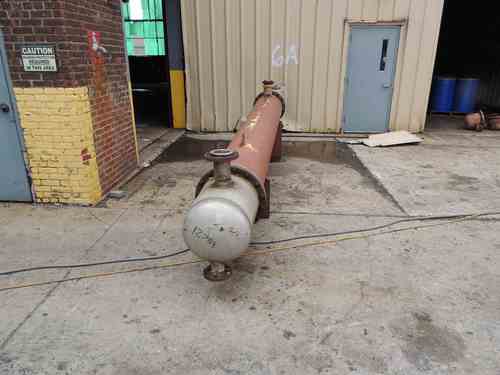 600 Sq Ft RAS Process Equipment Stainless Steel Shell & Tube Heat ...