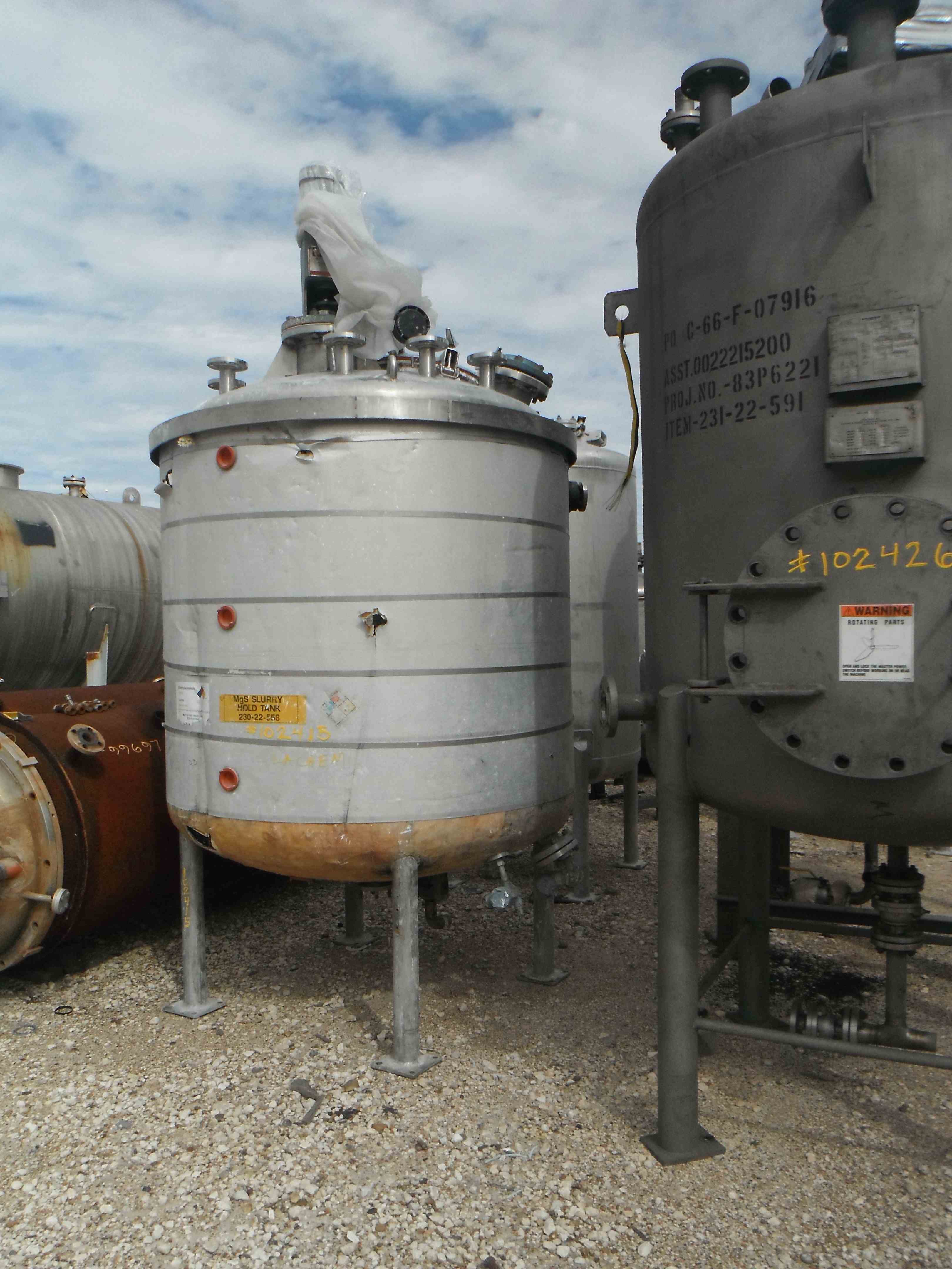 660 Gal Mueller Stainless Steel Reactor | 15306 | New Used and Surplus ...
