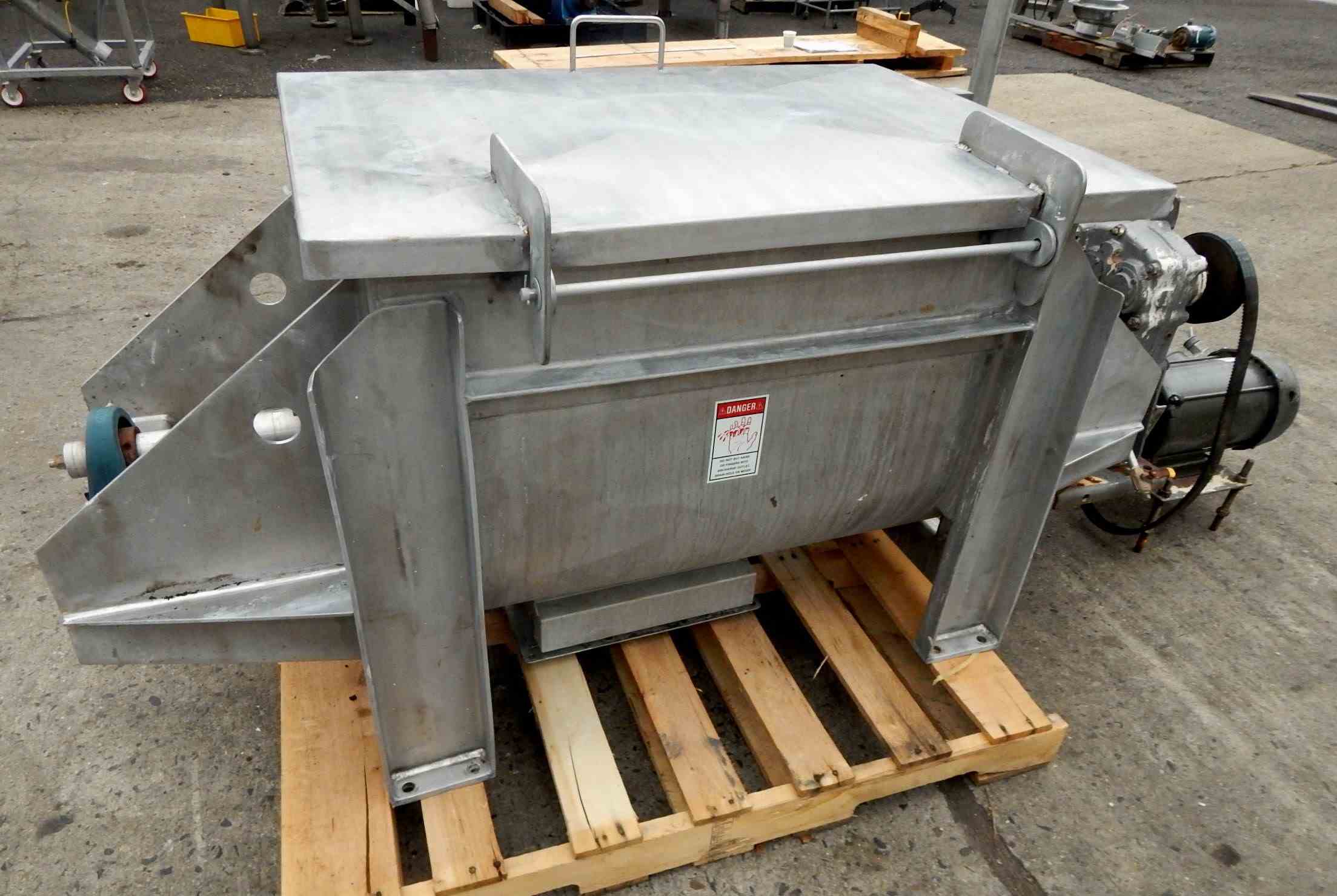 7 Cu Ft Aaron Process SS Ribbon Blender | 15566 | New Used and Surplus ...