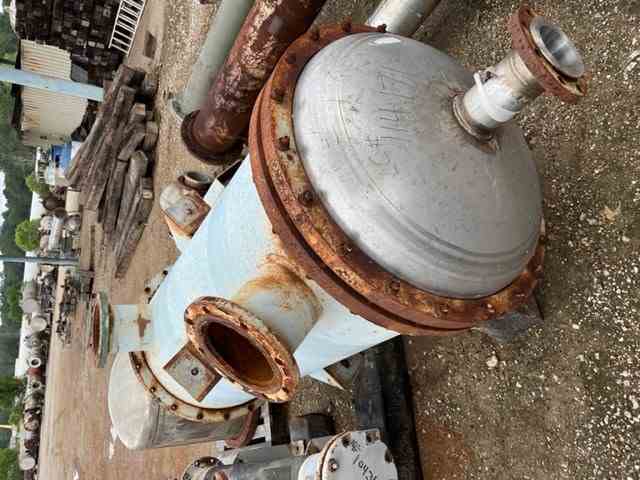 186 Sq Ft RAS Process Equipment Stainless Steel Shell & Tube Heat ...