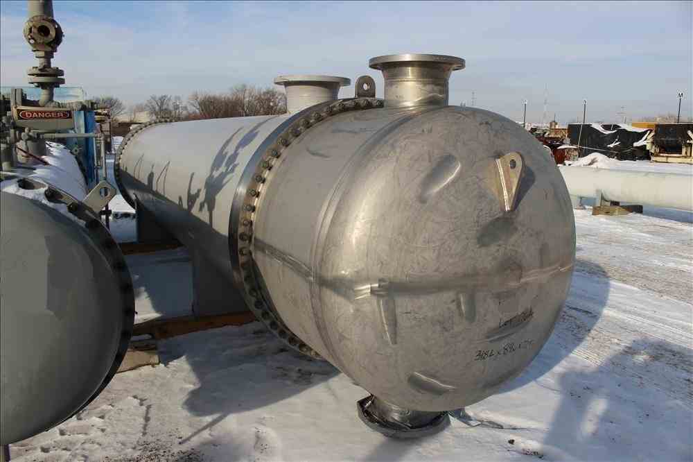 8391 Sq Ft Harris Stainless Steel Shell & Tube Heat Exchanger | 13949 ...