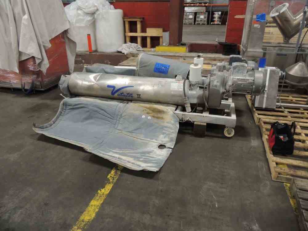 9 Sq Ft Cherry-Burrell Votator II Scraped Surface Heat Exchanger ...