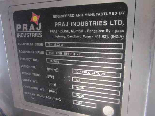 9535 Gal Praj Industries SS Pressure Vessel | 19158 | New Used and ...