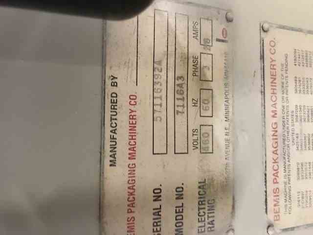 Bemis 7116 Bagger | 15504 | New Used and Surplus Equipment | Phoenix ...