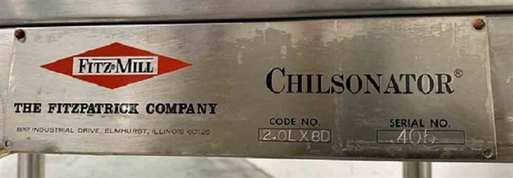 Fitzpatrick 2.0Lx8D Chilsonator / Roller Compactor | 15976 | New Used ...