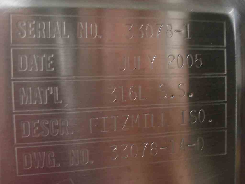 Fitzpatrick L1A 0.5 HP Fitzmill | 12731 | New Used and Surplus ...