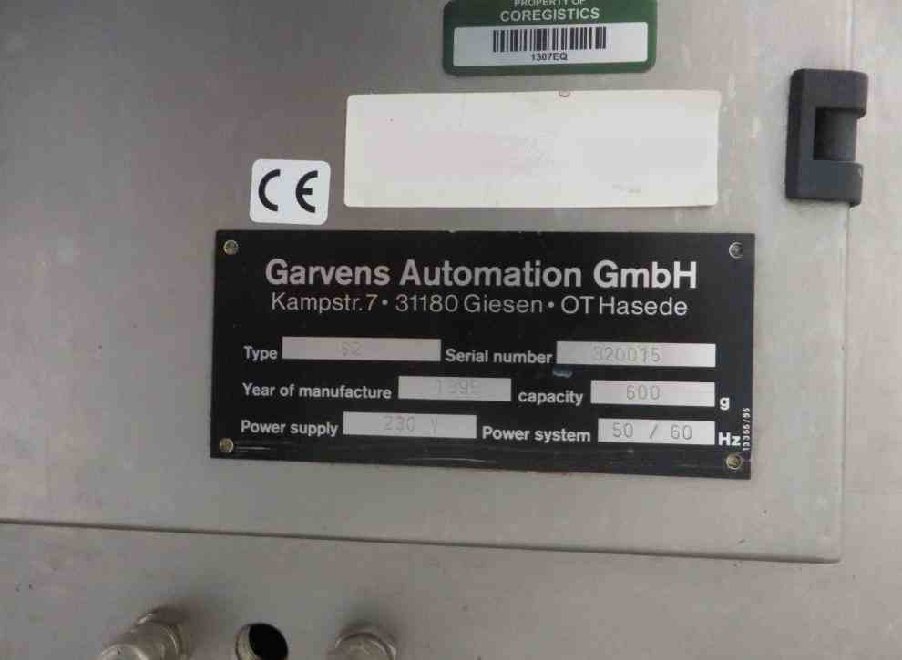 Garvens S-2 Checkweigher | 12195 | New Used and Surplus Equipment ...