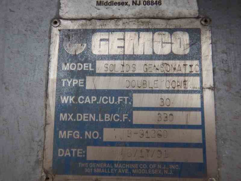 Gemco 30 Cu Ft SS Double Cone Mixer | 14424 | New Used and Surplus ...