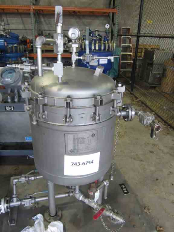 9.66 Sq Meter Hastelloy Nutsche Filter | 6754 | New Used and Surplus ...