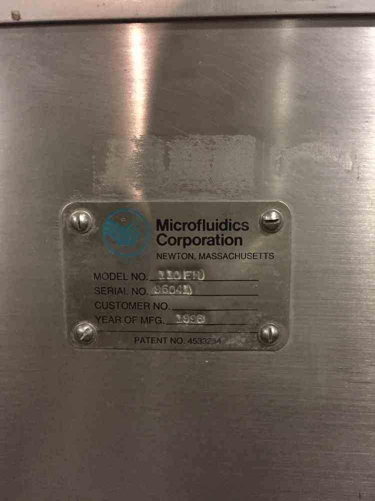 Microfluidics M-110-EH 5 HP Homogenizer | 12373 | New Used and Surplus ...