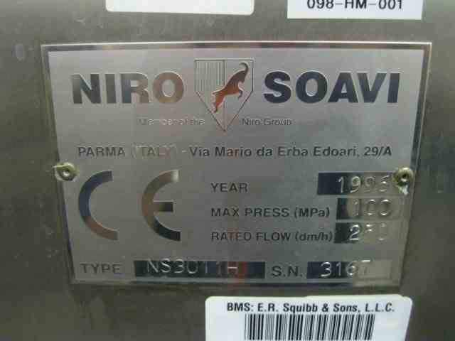 Niro Soavi NS 3011 H 79 GPH Homogenizer | 8358 | New Used and Surplus ...