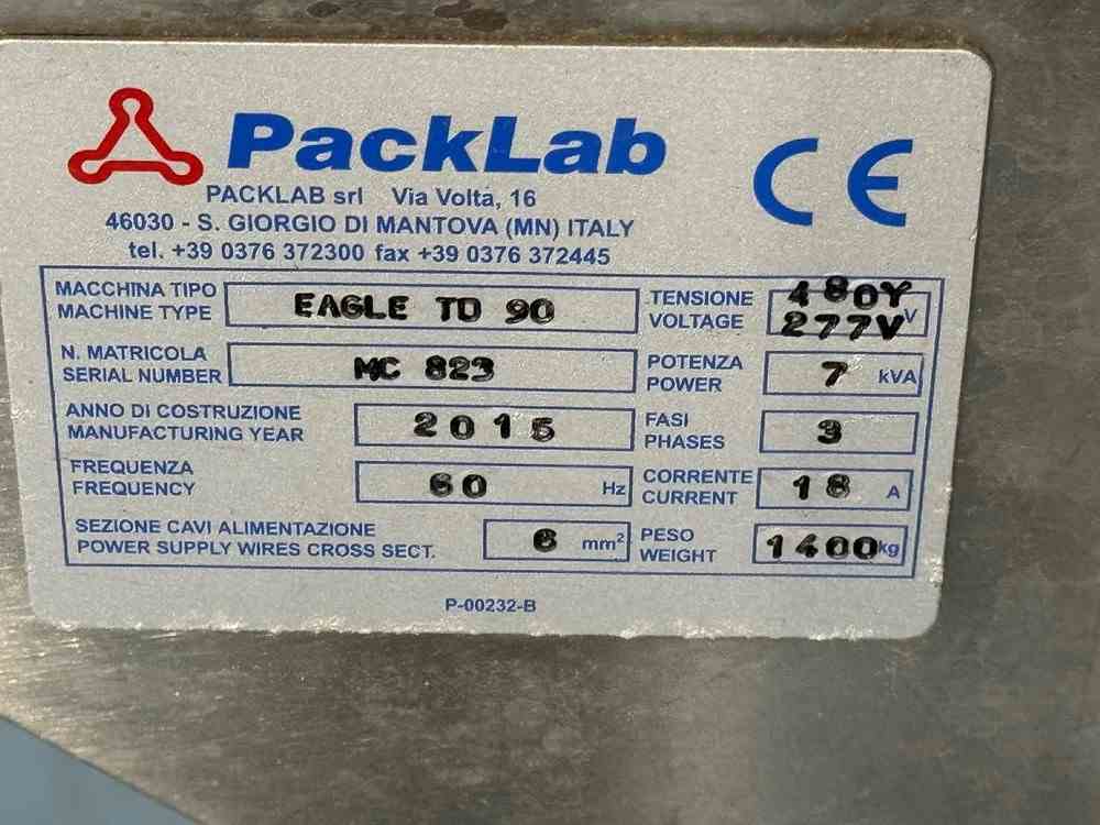 PackLab TD90 Labeler | 21422 | New Used and Surplus Equipment | Phoenix ...
