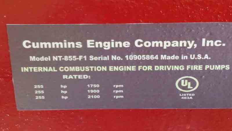 Patterson Pump Co. Fire System | 14538 | New Used and Surplus Equipment ...