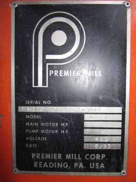 Premier HM 120 Media Mill 75 HP | 8715 | New Used and Surplus Equipment ...