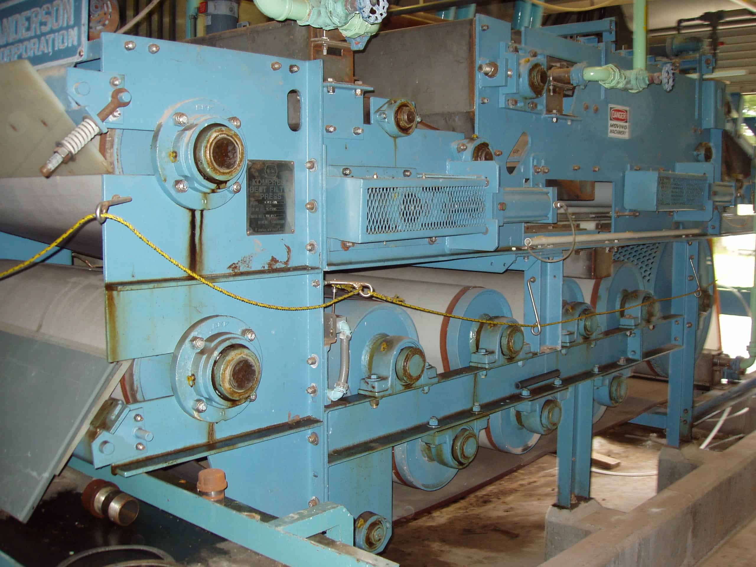 36 " Wide Komline Sanderson Dewatering Screw Press | 11243 | New Used and Surplus Equipment ...