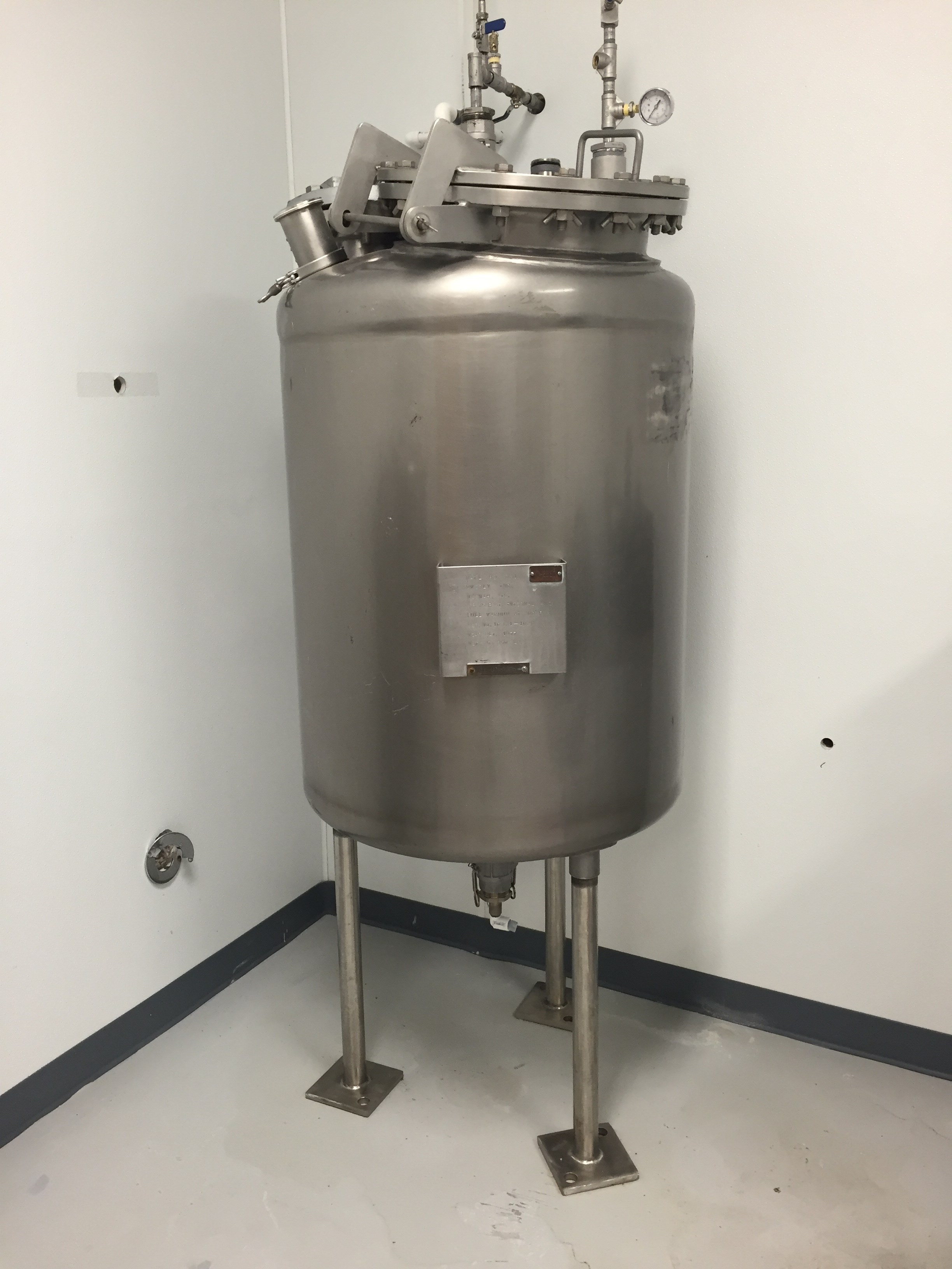 100 Gal Overly Stainless Steel Tank | 12655 | New Used and Surplus ...