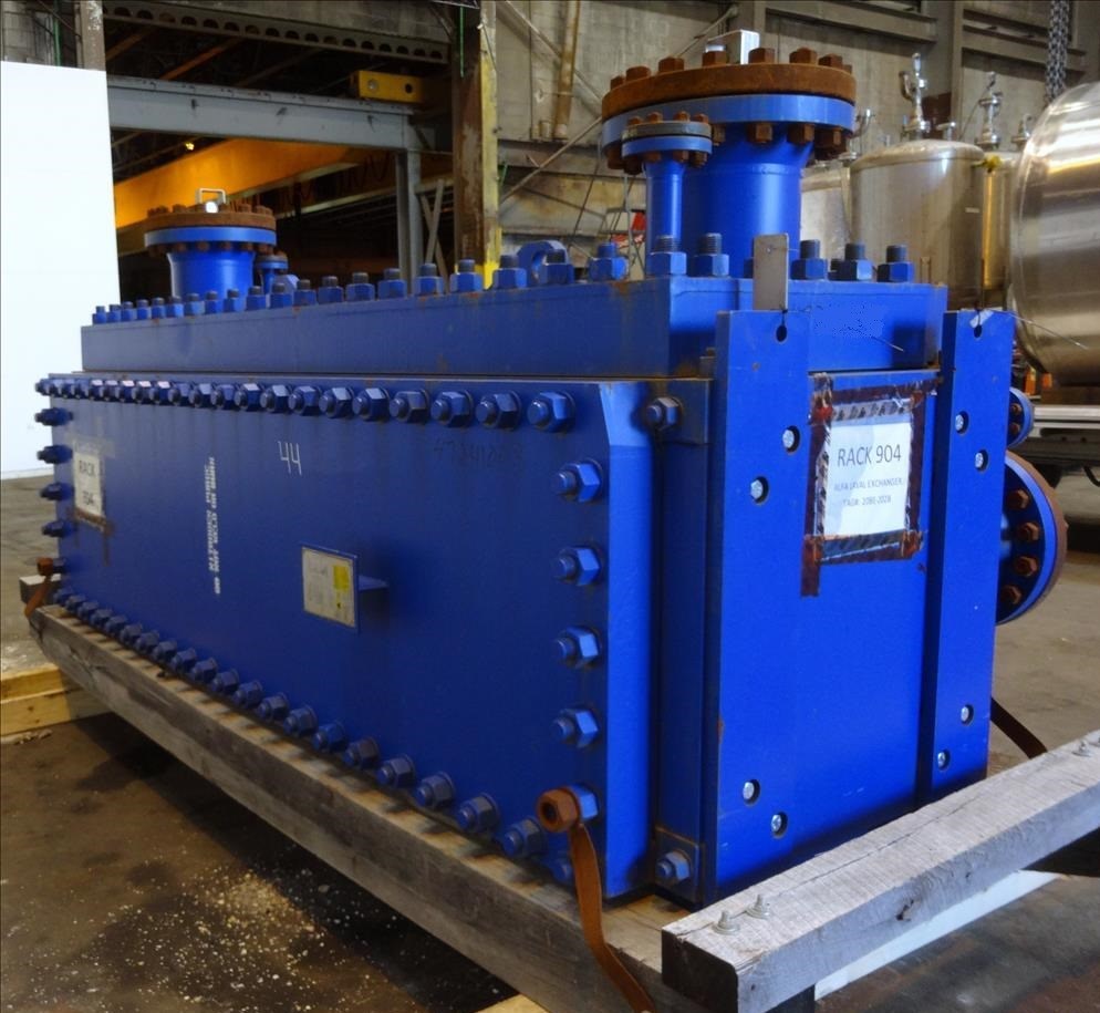 3439 Sq Ft Alfa Laval 316L Block Type Heat Exchanger | 11597 | New Used ...